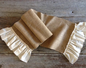 Muslin table runner | Etsy