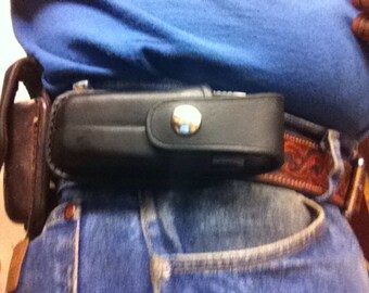 Horizontal Custom Leatherman Sheath by Nayscustomleather on Etsy