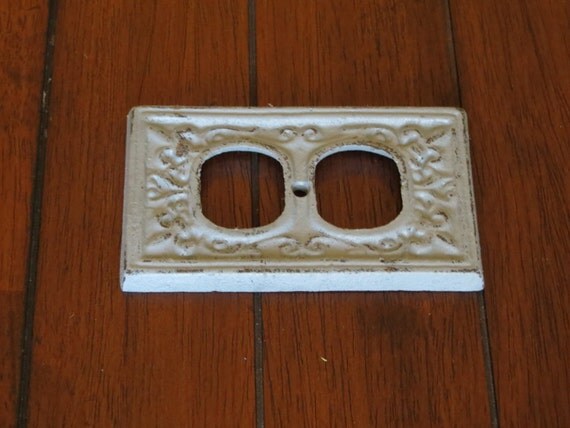 Light Grey Decorative Electrical Outlet Plate /Plug-in Cover/