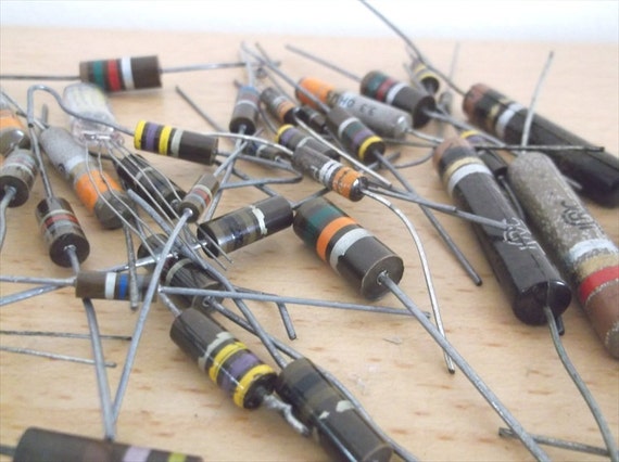 Antique Radio Resistors 1900's Antique Radio by VintageAdoption