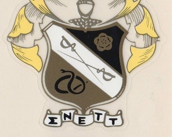 Sigma Nu Fraternity Crest Sticker