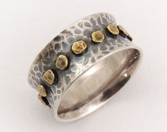 Popular items for unique silver ring on Etsy