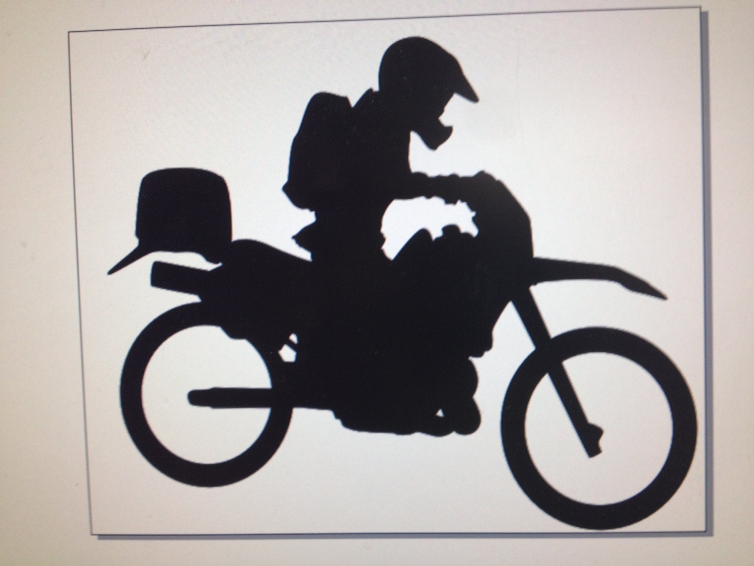 Adventure Rider outdoor vinyl decal, motorcycle decal, dual sport decal ...