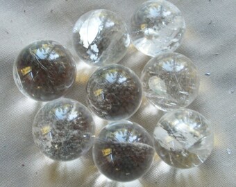 Items similar to Sphere, Crystal Ball, Tall Points, Raw Quartz Cluster ...