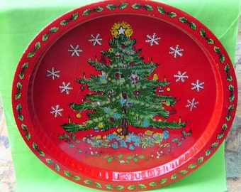 Popular items for metal round tray on Etsy
