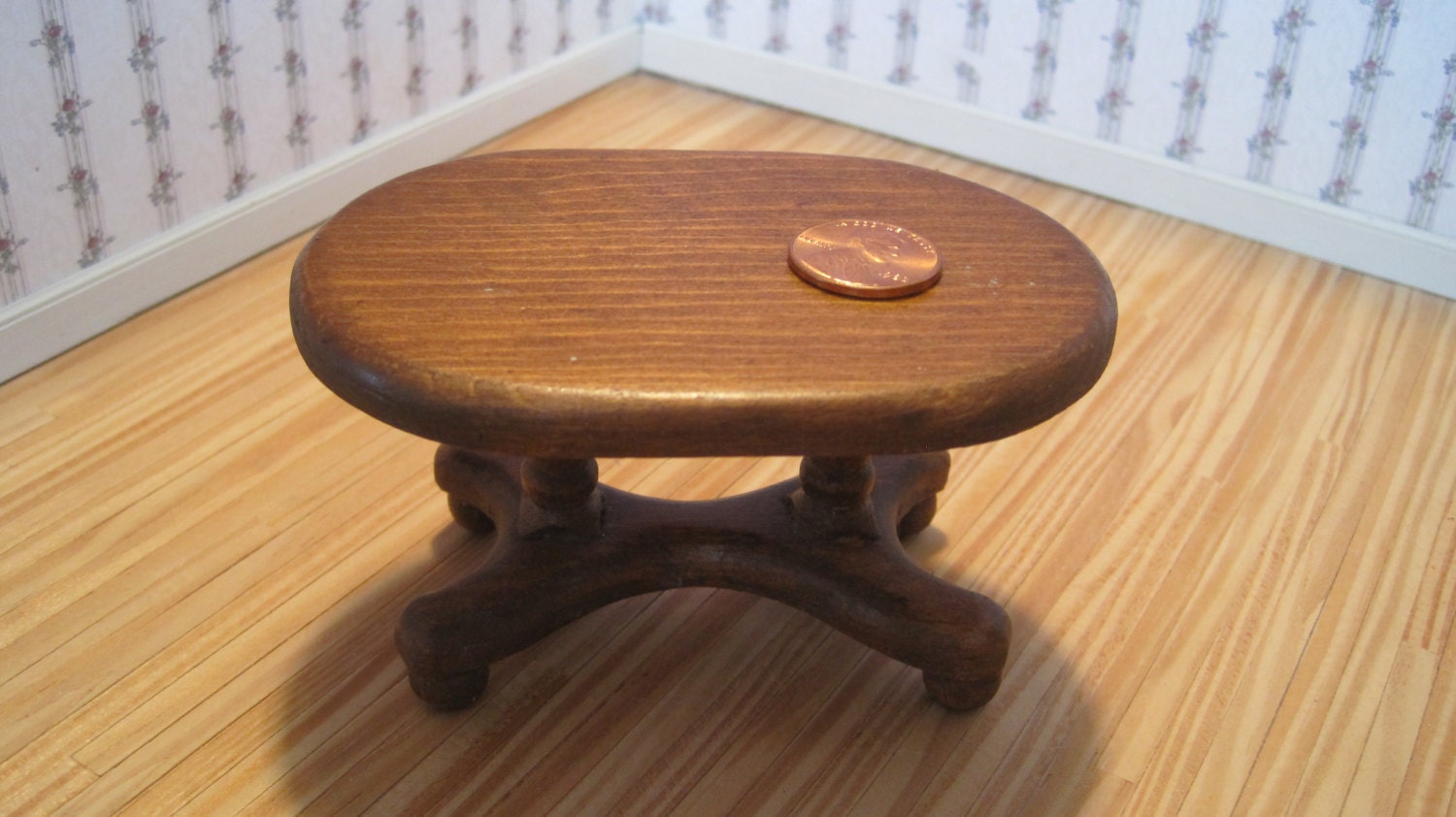 Dollhouse Miniature Vintage Handmade Table ~ 1:12 scale. – Haute Juice