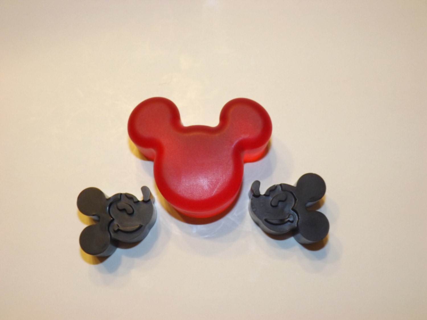 1 Large & 2 Mini Mickey Mouse Head Glycerin Soap by CreationsByCC1