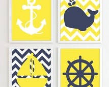 Popular items for navy grey nursery on Etsy