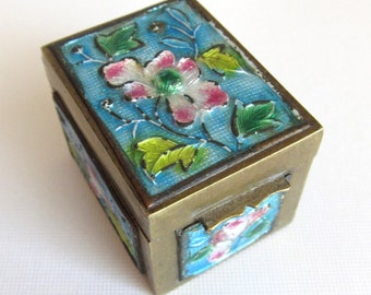 Popular items for antique pill box on Etsy