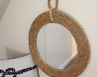 Small Manila Rope Mirror (SOLD OUT)