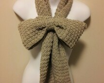Popular items for bow scarf on Etsy