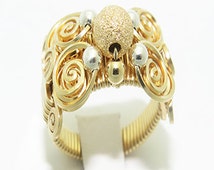 Unique wire ring designs related items | Etsy