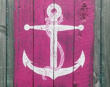 Popular items for wooden anchor sign on Etsy