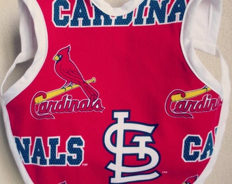 STL Cardinals Baby Bapron, Cardinals Baby Bib, STL Baby, Handmade Baby ...