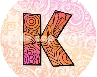 Zentangle alphabet | Etsy