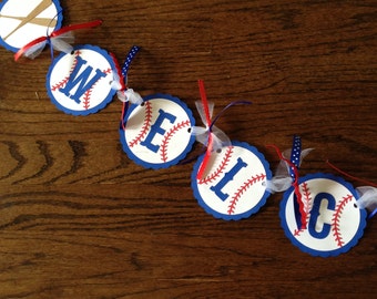 Baseball Banner/Baby Shower Banner