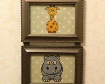 Monkey picture frame | Etsy