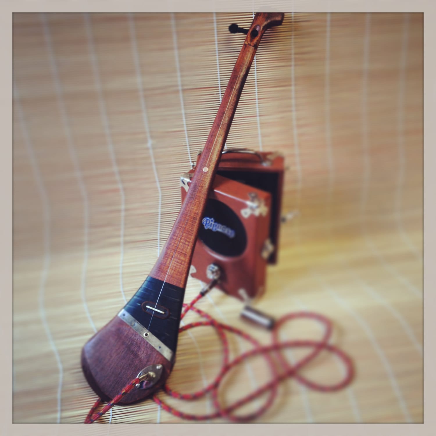 One-string Celtic diddley bow made out of a by DASHTICKguitars
