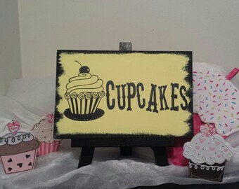 Cupcake Wedding Sign, Cupcake Sign, Cupcake Birthday Sign, Birthday ...