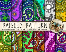 Unique indian paisley related items | Etsy