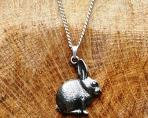 Popular items for rabbit necklace on Etsy