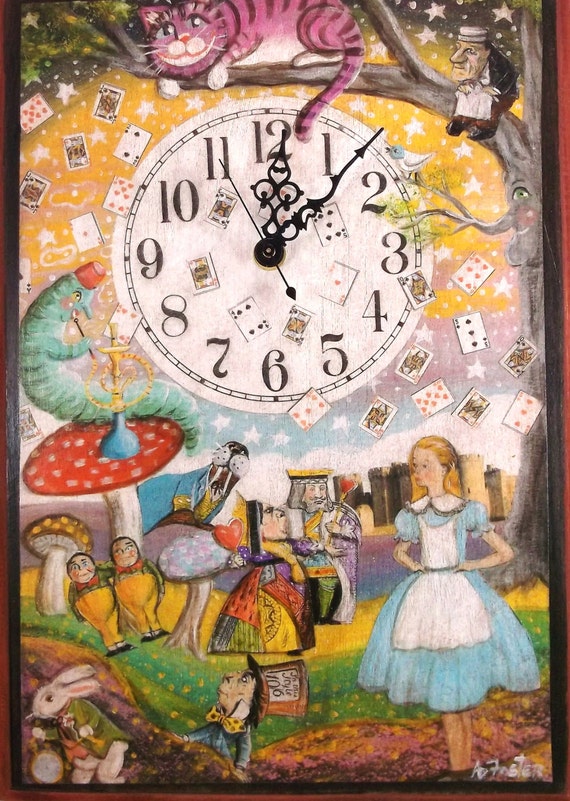 Alice in Wonderland Clock..