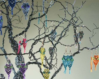 Micro-Macrame Tutorial Dragonfly Brooch or Hair Accessory