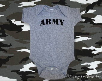 ARMY Baby Bodysuit-Infant Bodysuit-Military Bodysuit-Army Bodysuit-US ...