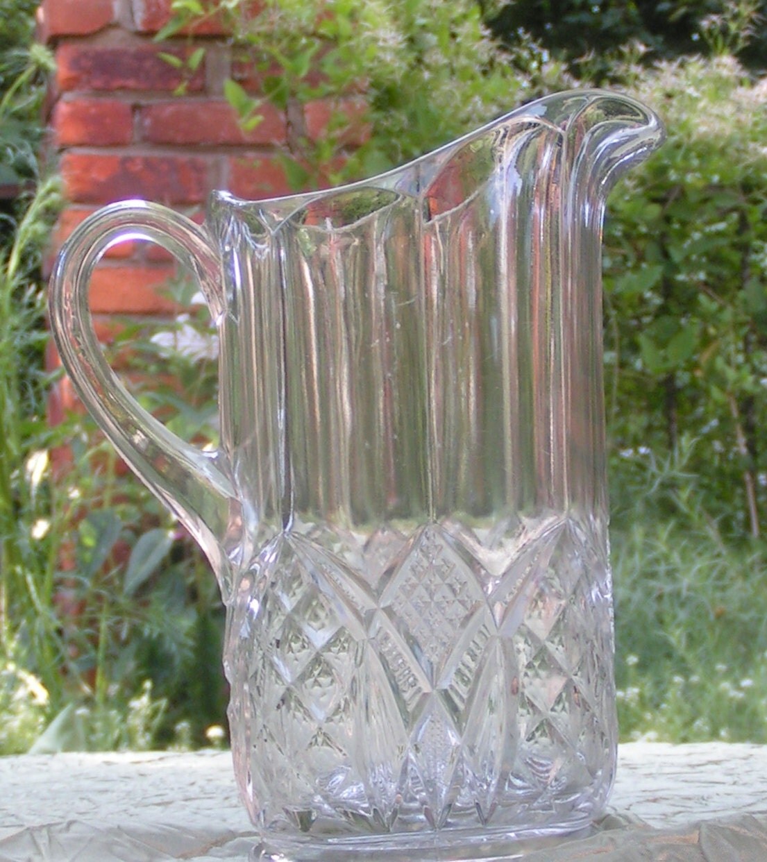 Antique Pattern Glass Pitcher Ships Free – Haute Juice