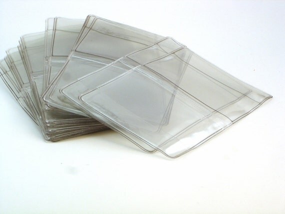 Clear Vinyl Credit Card Blank Cases Made in the USA
