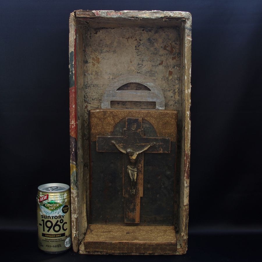 Japanese Hidden Christian's Crucifix Cross Christ in