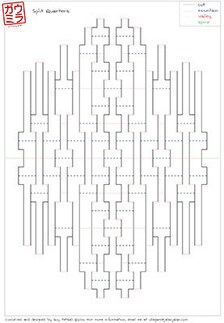 Kirigami, Kirigami templates, Paper sculpture