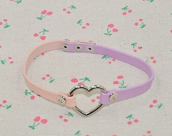 Purple gothic choker | Etsy