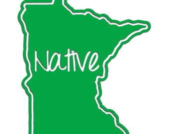 Minnesota decal | Etsy