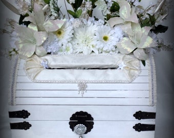 Wedding card box with lock | Etsy