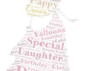 Popular items for princess word on Etsy