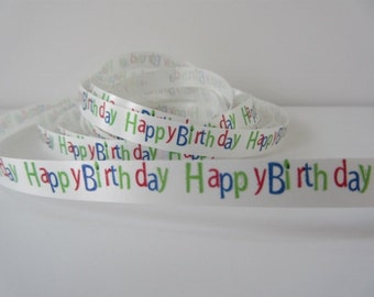 Happy birthday ribbon | Etsy