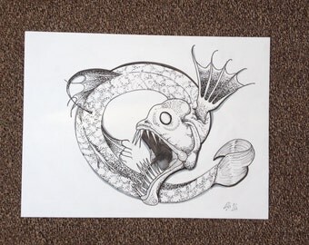 Original drawing: Viper Fish