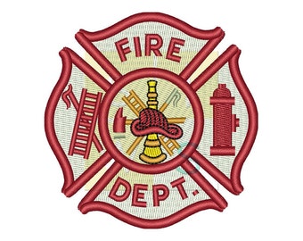 Firefighter emblem | Etsy