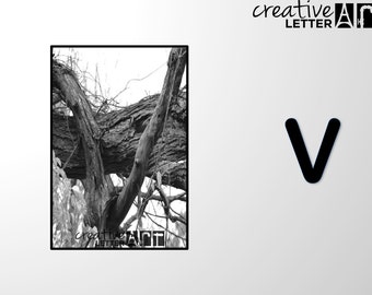 Popular items for download letter v on Etsy