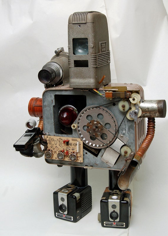 One of a Kind Original..Junk Droid 6 FRANK by RememberWhenShoppe