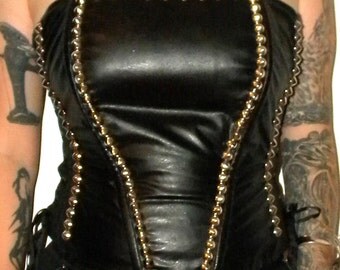 Spiked corset | Etsy