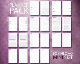Items similar to Printable Journal pages for FIlofax personal size on Etsy