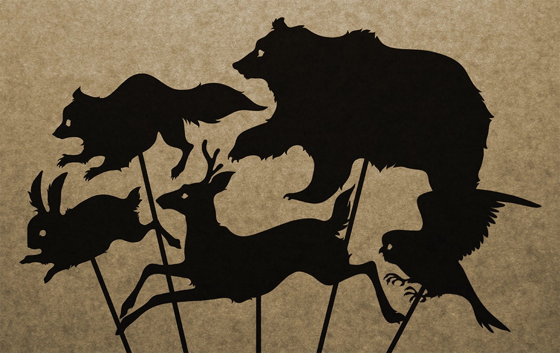 DIY Forest Dweller Shadow Puppet Collection DOWNLOAD