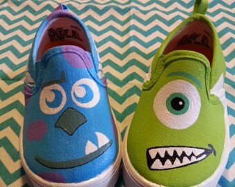 Monster inc shoes | Etsy