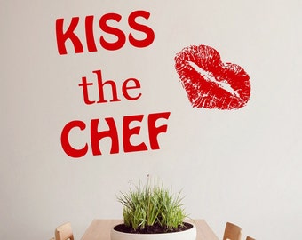 Popular items for kiss the chef on Etsy