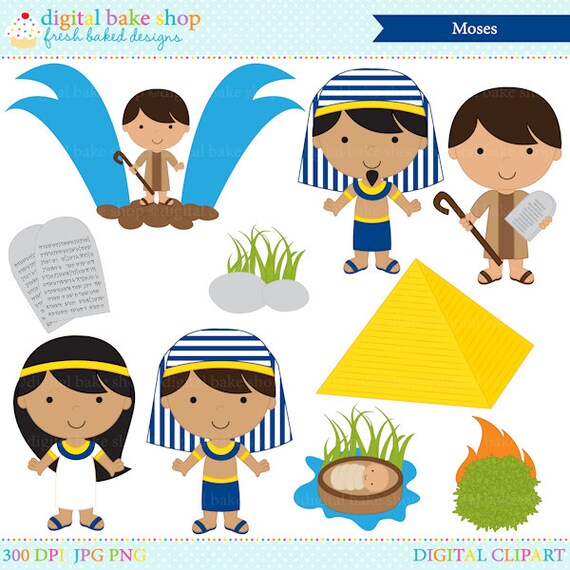 Baby moses clipart