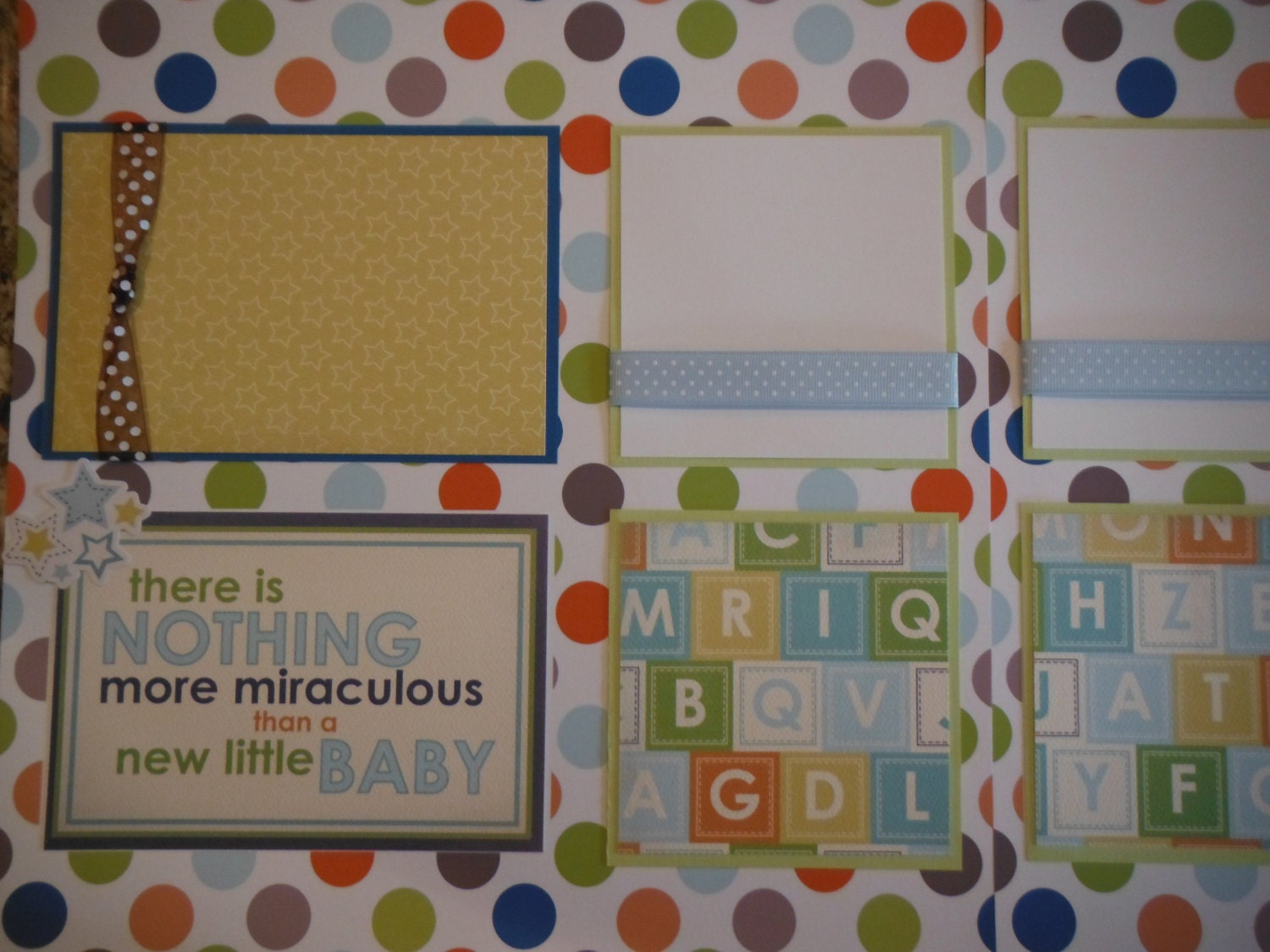 20 Baby Boy 20 Premade 12x12 Scrapbook Pages for your family