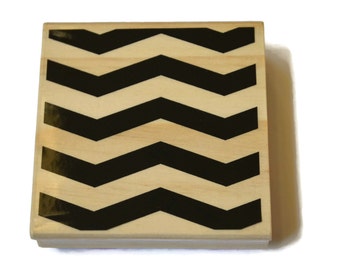 Popular items for chevron rubber stamp on Etsy