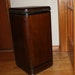 Waterfall Hamilton Trash Can Garbage Bin Vintage Wood Step Lid